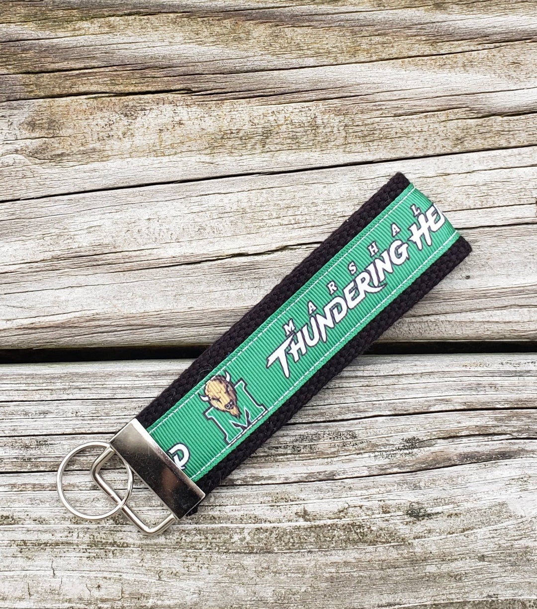 Marshall University/thundering Herd/ Key Fob/ - Etsy