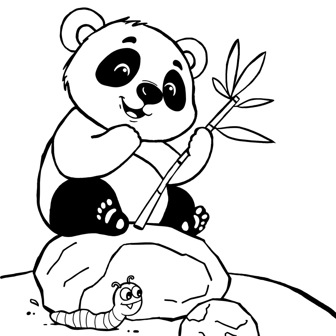 Coloring Pages for Kids – Printable PDF + PNG + JPG, Ages 3–4-5, Animal ...