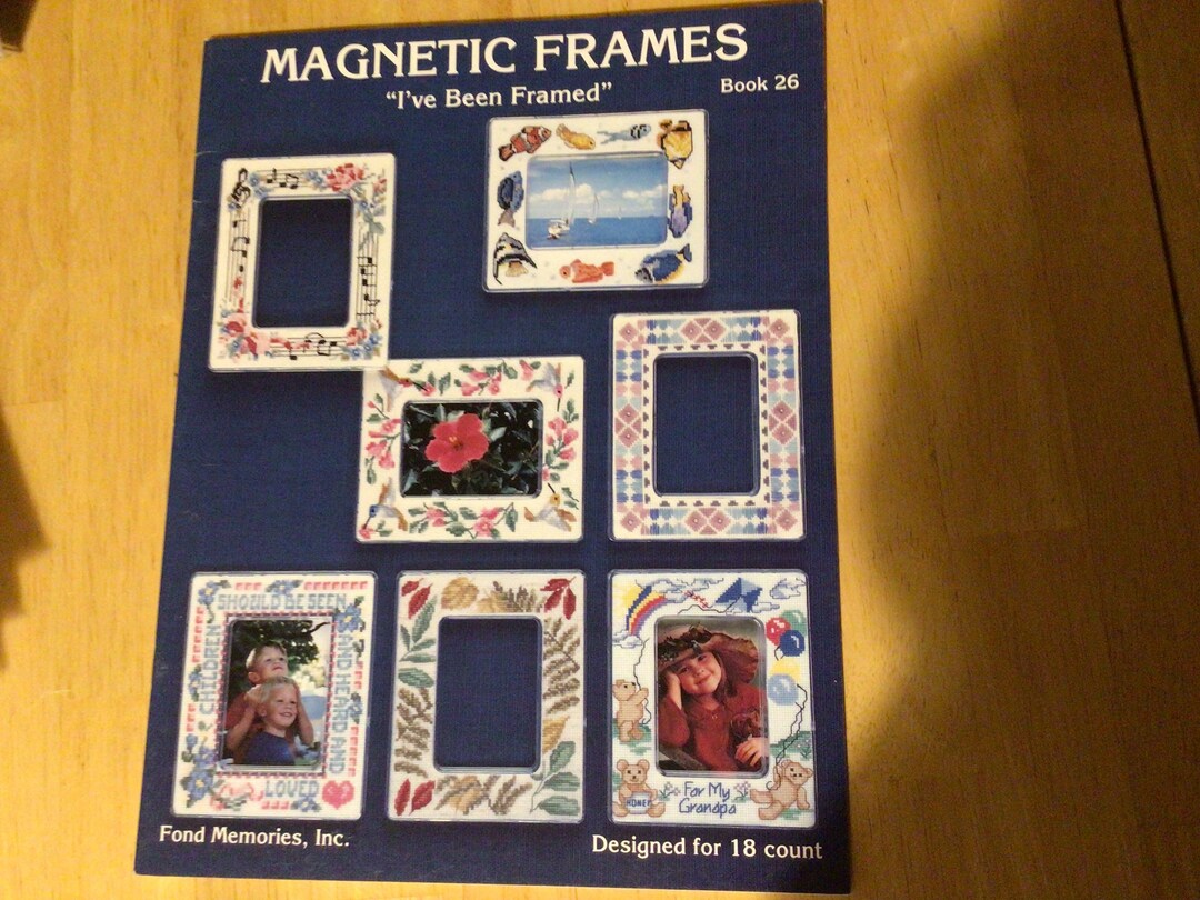 Magnetic Frames Cross Stitch Patterns (155) - Etsy