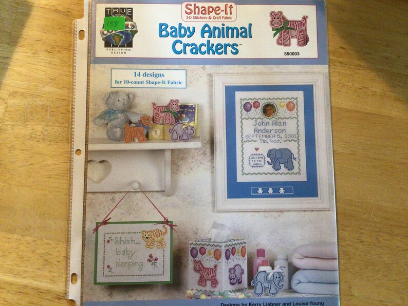 Baby Animal Crackers Cross Stitch Patterns 158 - Etsy