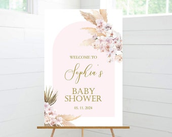 Boho Baby Shower Welcome Sign - Etsy