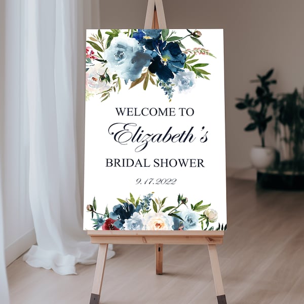 Navy Blue Sign - Etsy