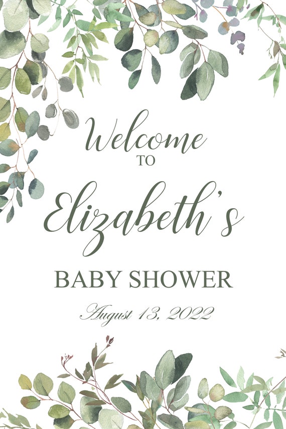 Neutral Baby Shower Border