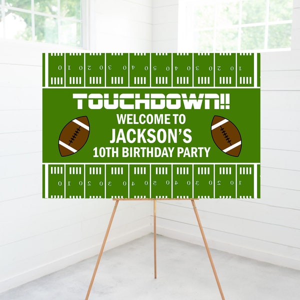 Football Welcome Sign - Etsy
