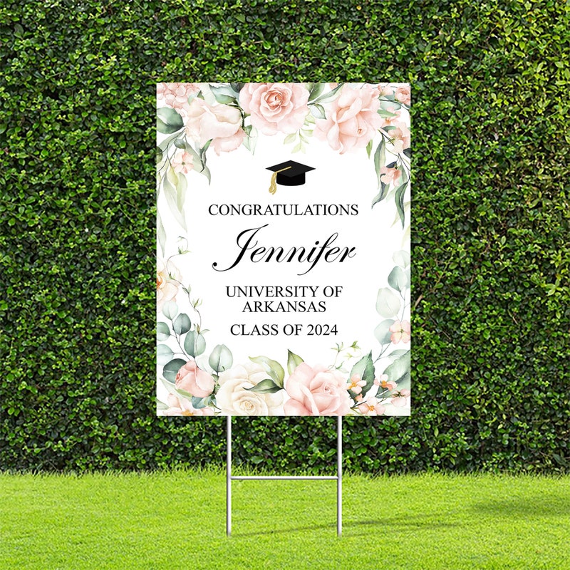 Graduation Yard Sign - Etsy