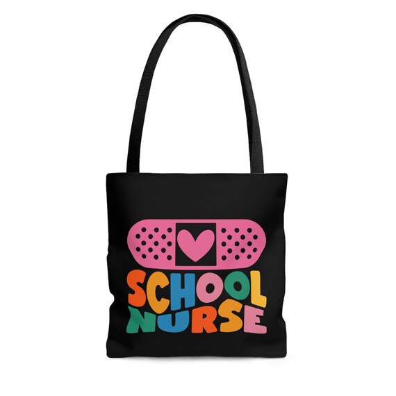 School Nurse Tote Bag, School Nurse Gift, Canvas Tote, Nurse Coworker ...