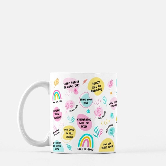 Inspirational Affirmations Mug Coffee Mug Morning Motivation Mug