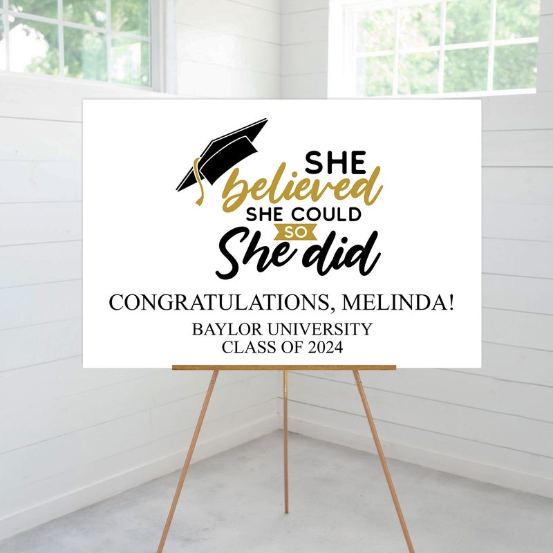 She Believed She Could so She Did - Etsy