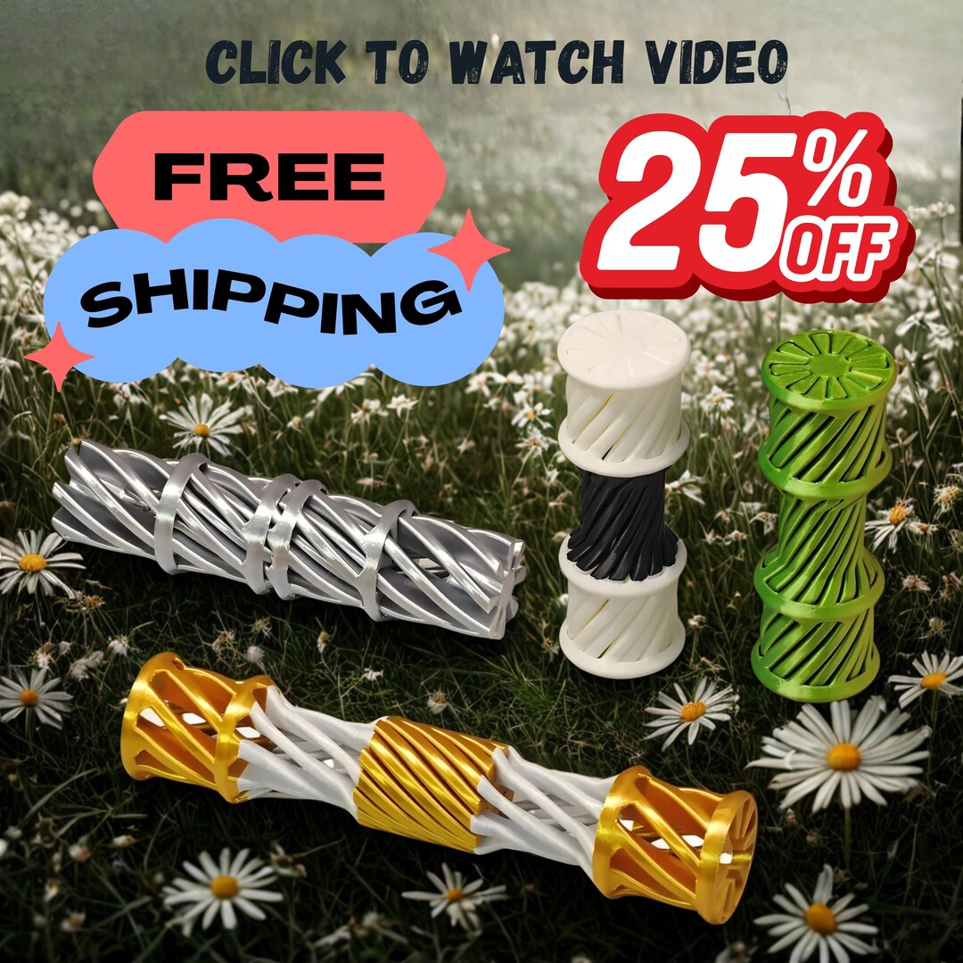 Continuous Spiraling Fidget Toy, Stress Relief, Tactile Sensory ...