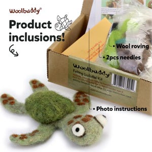 Sea Turtle Needle Felting Kit, Needle Felting Kit for Beginners, Felted ...