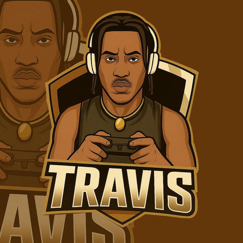 Custom Gamer Avatar Logo: Esports Mascot Design, Streaming Profile PNG ...