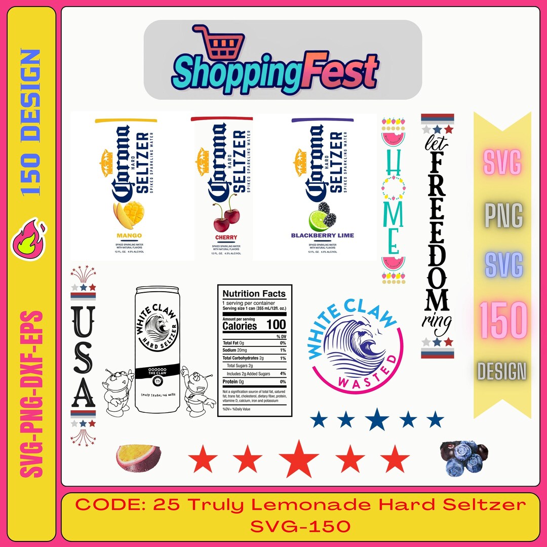 Truly Lemonade Hard Seltzer Svg,retro Summer Drink Cut File, Funny ...