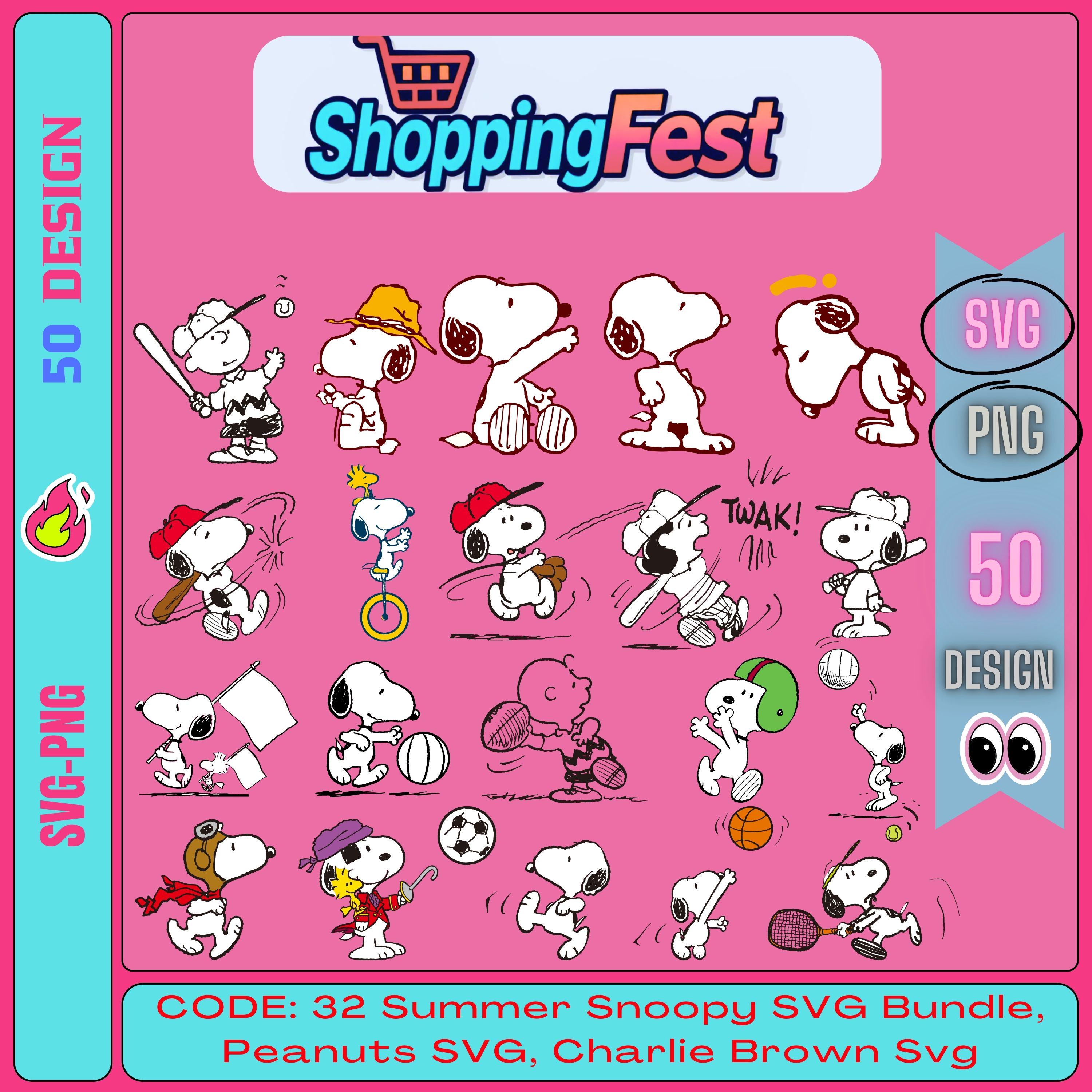 Cute Snoopy Dog SVG Bundle, Peanuts Clipart, Peanuts SVG Files, Charlie ...