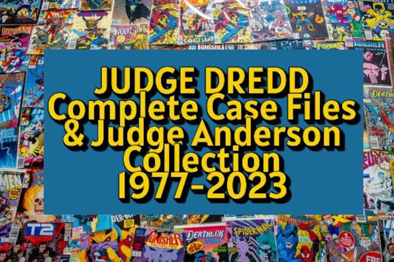 Judge Dredd Case Files Comics & Judge Anderson Collection (1977-2023 ...