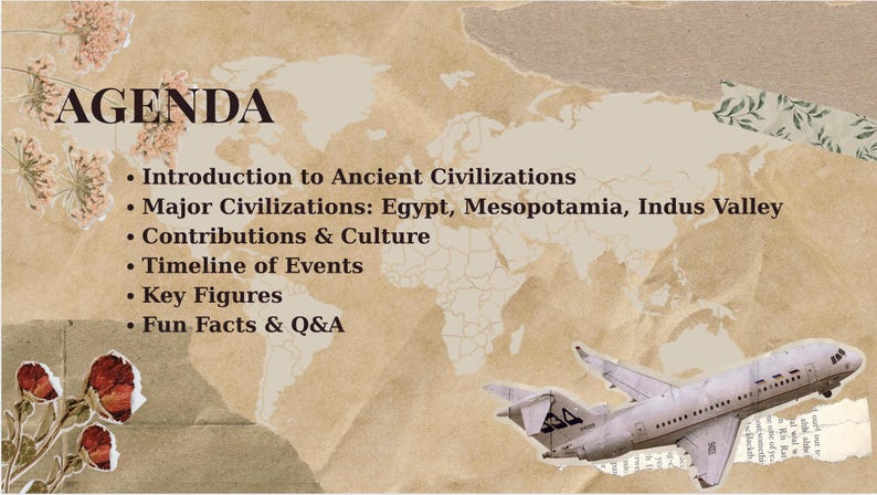 Ancient Civilizations History Presentation Template – Editable Canva ...