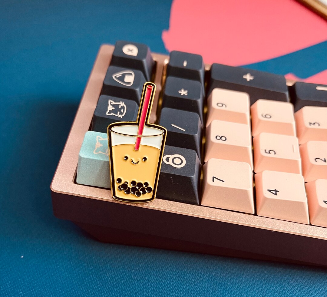 Cute Boba Tea Pin, Metal Milk Tea Pin, Boba Love Pin, Kawaii Enamel Pin ...