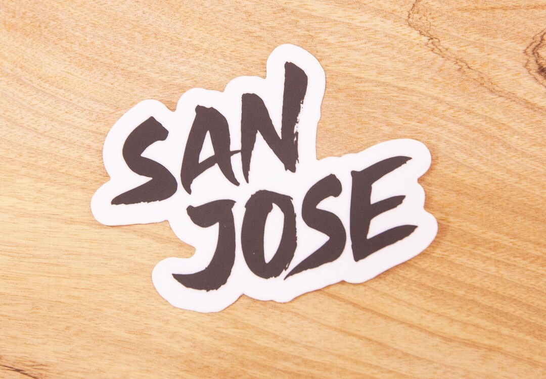 San Jose Vinyl Sticker: Silicon Valley Inspired, Waterproof Decal - Etsy