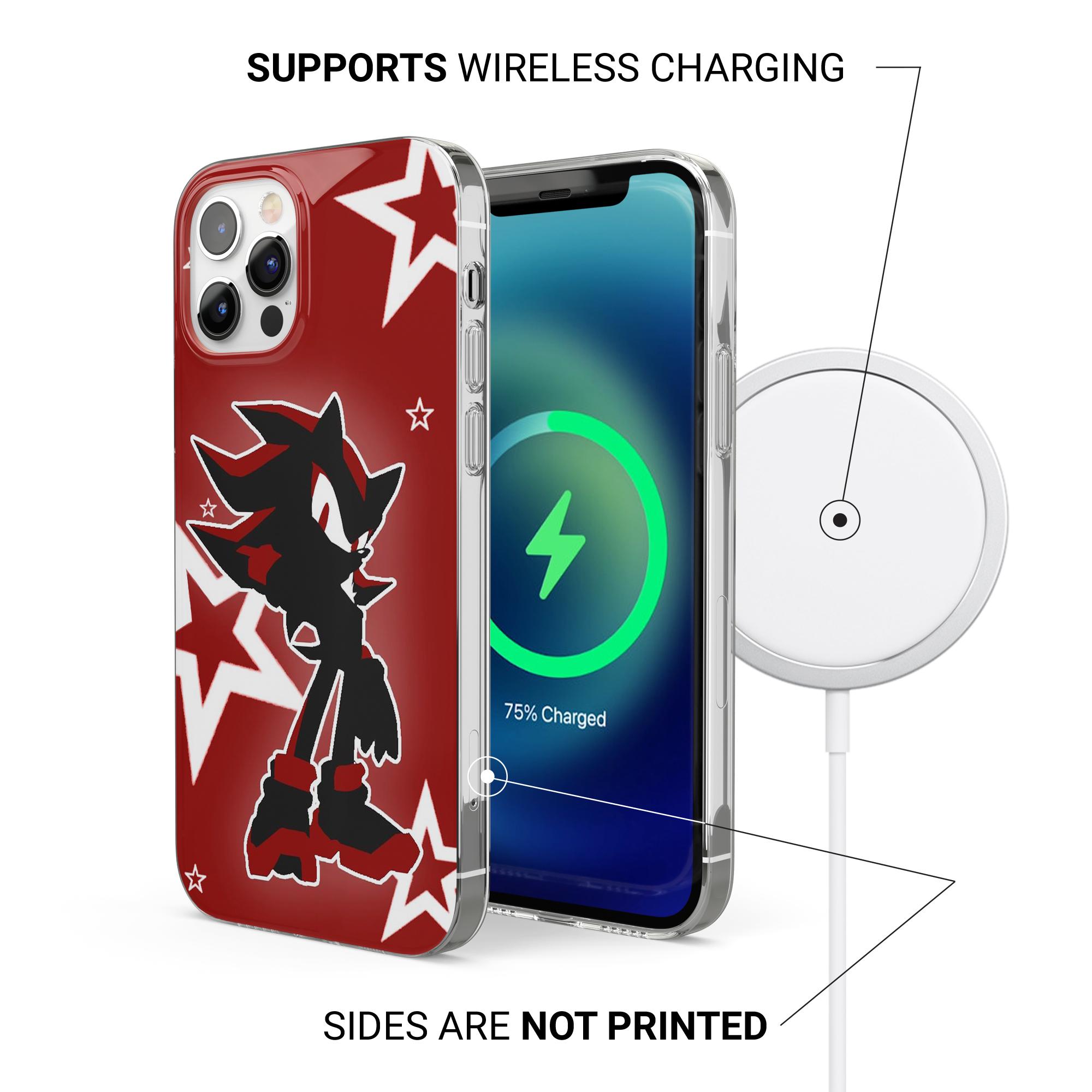 Shadow the Hedgehog Phone Case Sonic Rival Cover for iPhone 16E, 15, 14 ...