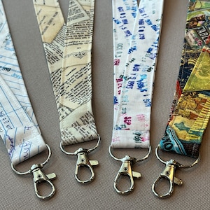 Book Themed Lanyard, Librarian Lanyard, Teacher Lanyard, Teacher Badge ...