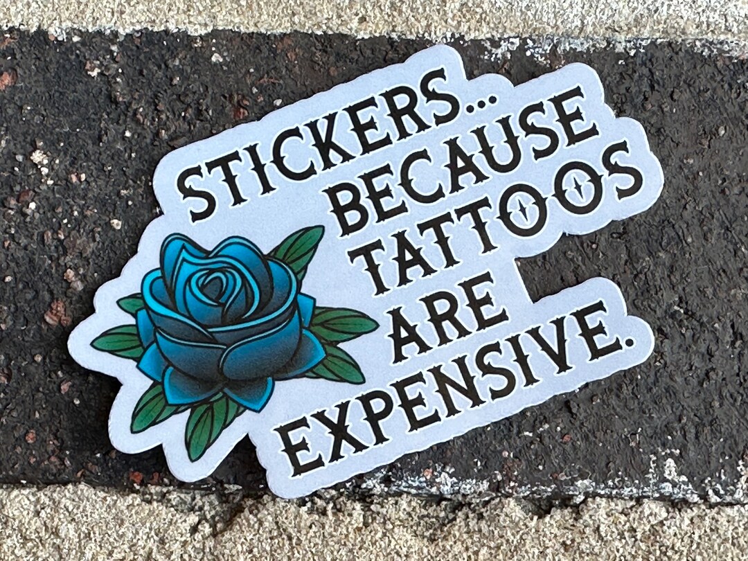 Traditional Rose Tattoo Sticker, Tattoo Sticker, Inked Club, Ink Goals ...
