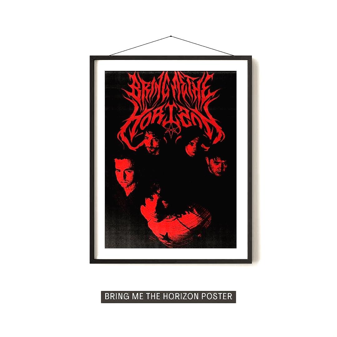 Bring Me the Horizon Digital Poster | Rock Band Wall Art | Printable ...