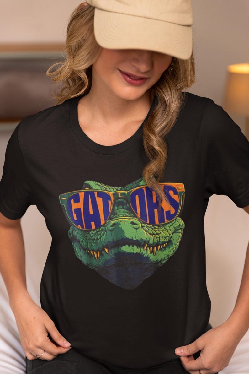 Cool Gator With Sunglasses Png,gators Team Spirit Clipart ,trendy ...