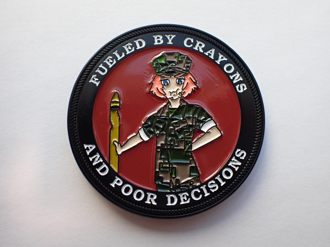 Marine Corps (crayon Eater) Challenge Coin - Etsy