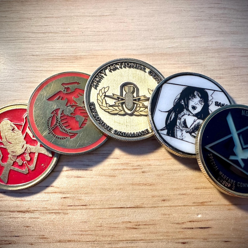 Custom Deep Engrave Coin - Etsy