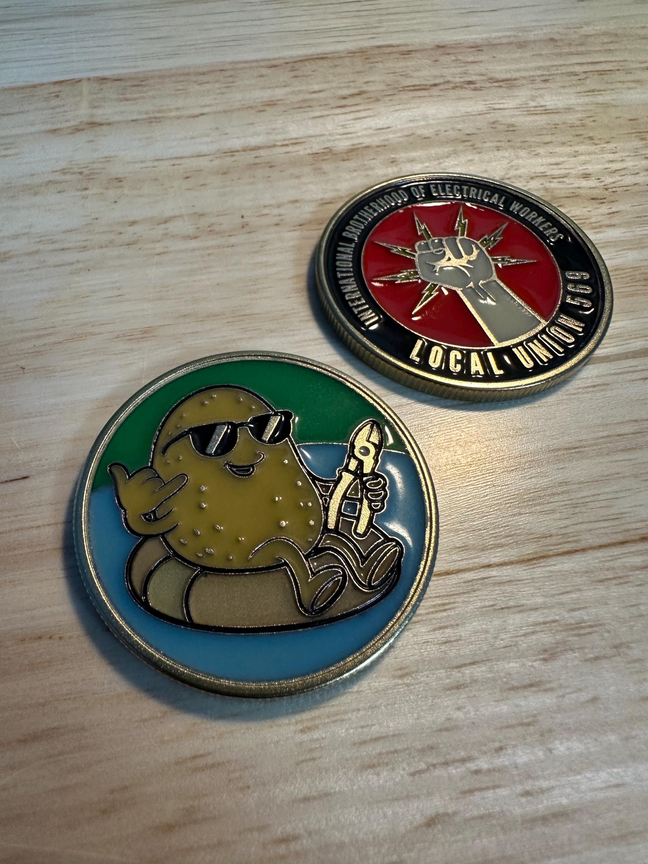 Custom Enamel Challenge Coins - Etsy