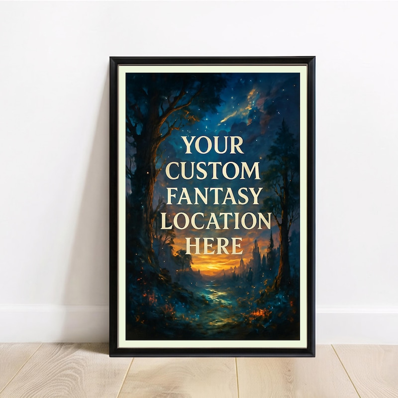 Custom Fantasy Art Scene - Etsy