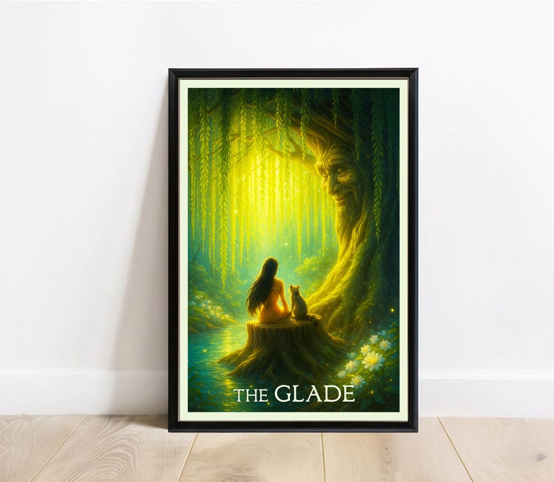 Travel Poster — Forest the Glade Travel Poster Print Wall Art ...
