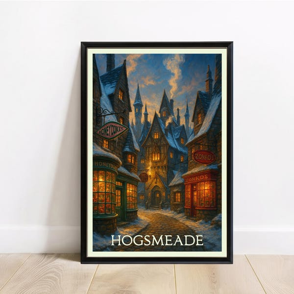 Hogsmeade Poster - Etsy