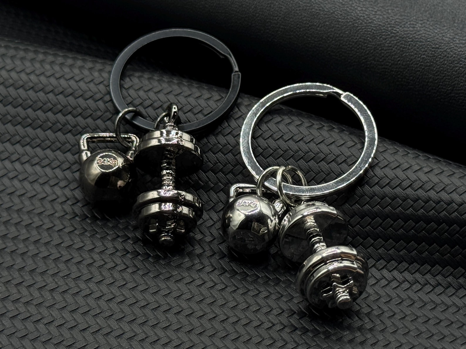Gym Keychain – Dumbbell & Kettlebell Fitness Accessory - Etsy