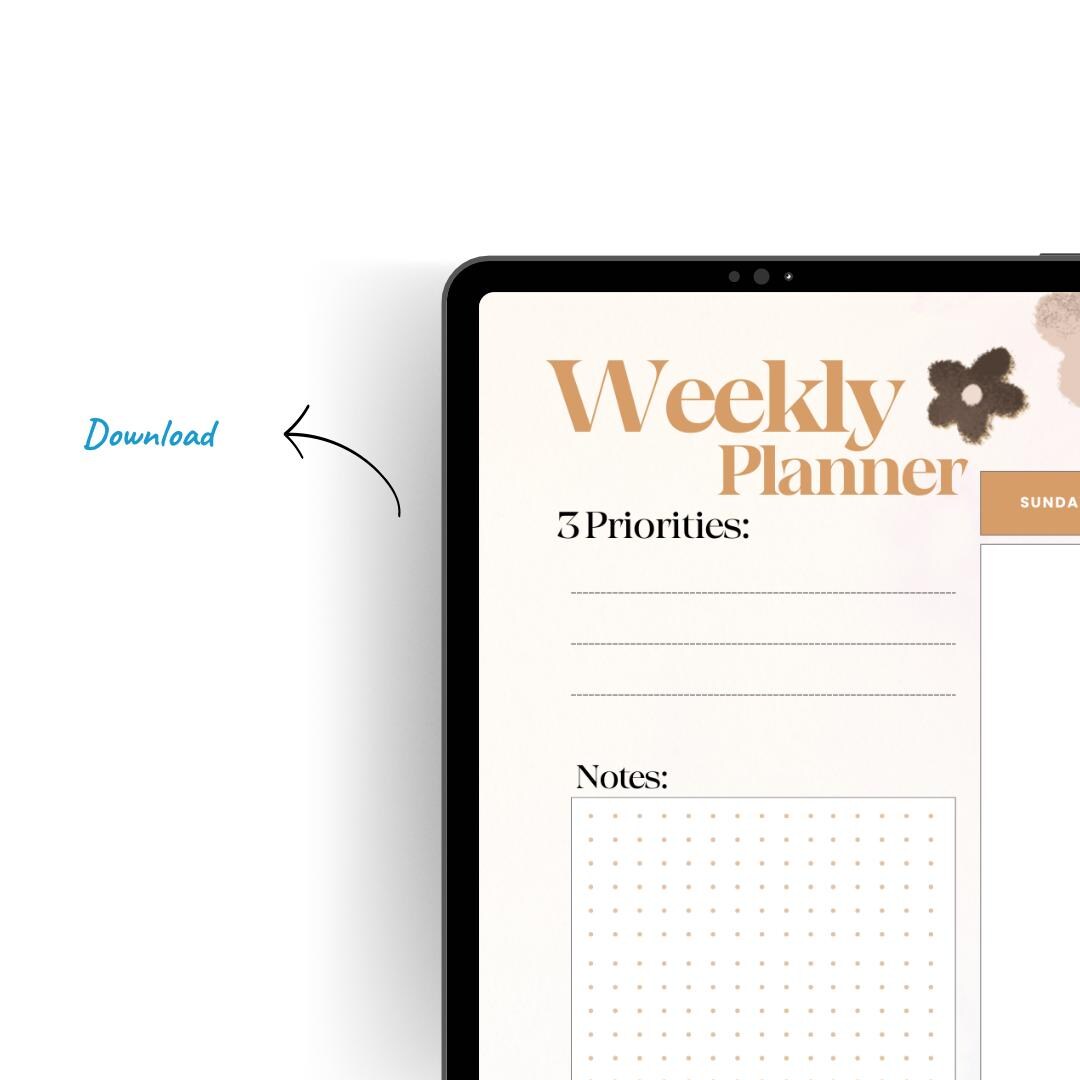 15-page Weekly Planner | Printable PDF | Boho Pastel Organizer | 3 ...