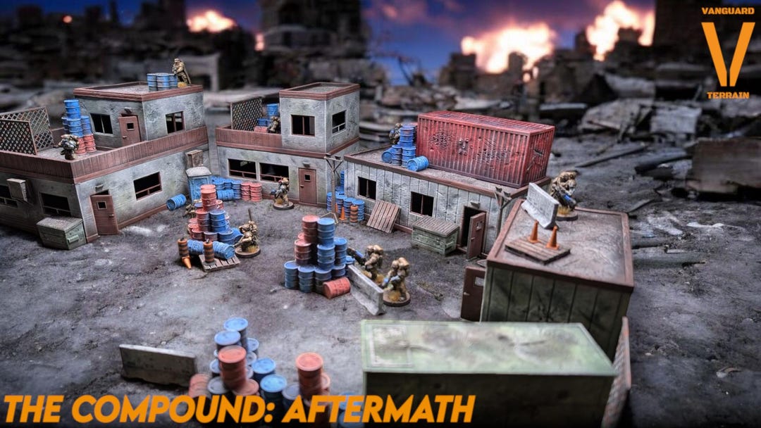 The Compound: Small Buildings Terrain | Modern / Post-apocalyptic / Sci ...