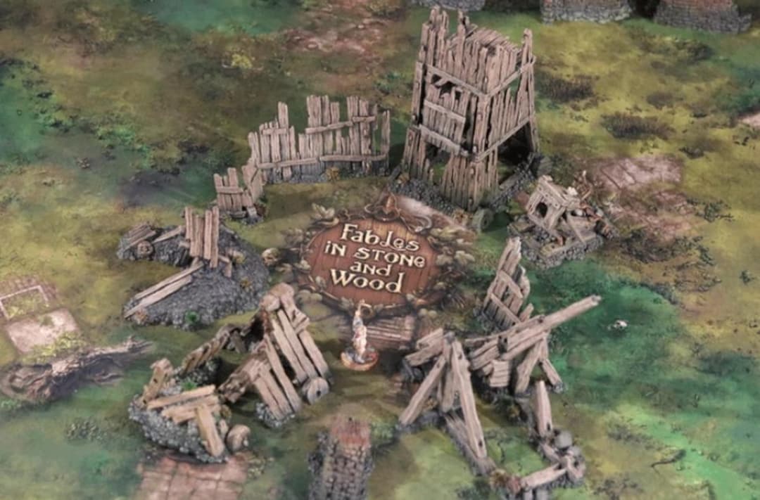Battlefield Siege Terrain Set – Fantasy Wargaming Scenery 28mm/32mm ...