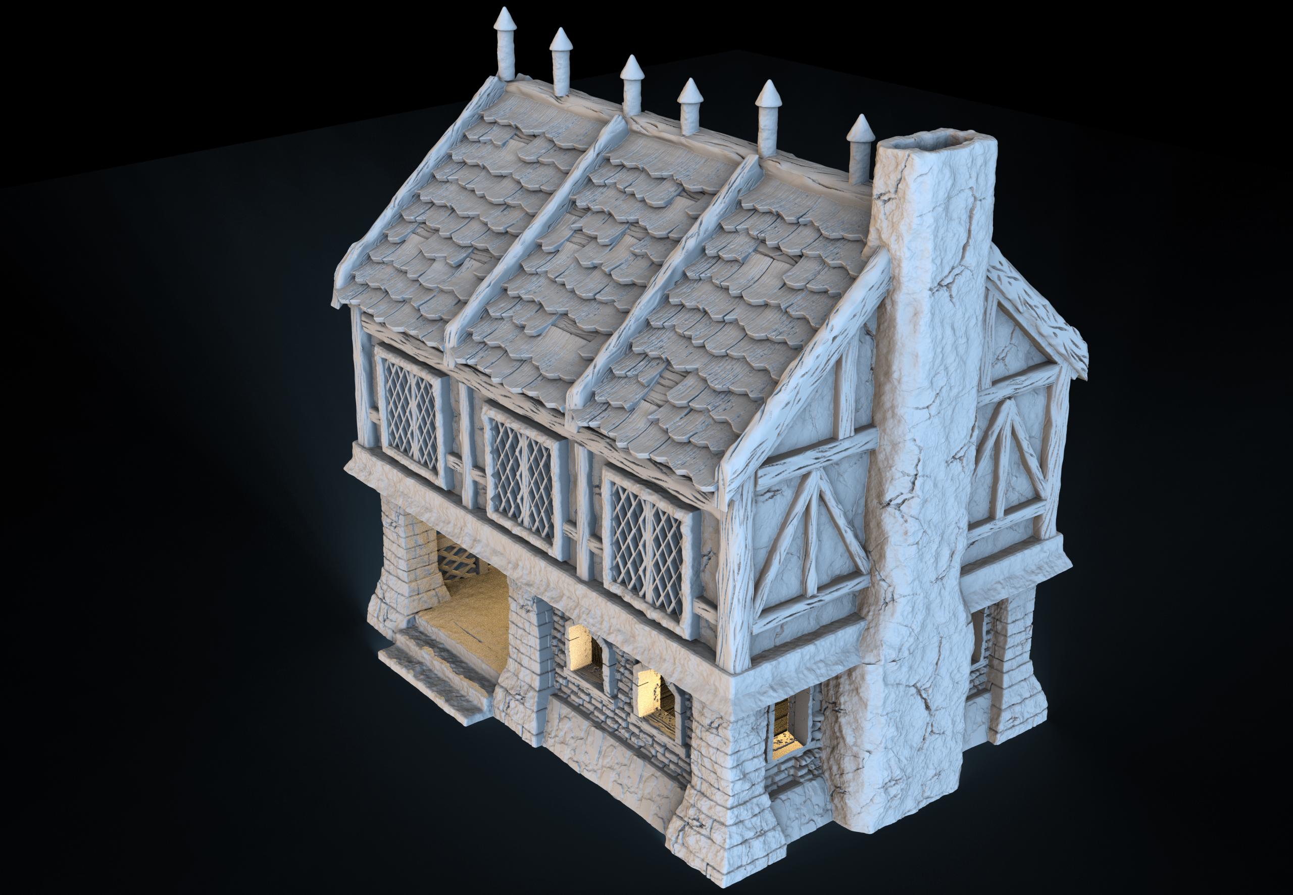Medieval Fantasy Village Buildings - RPG Terrain for Dnd, Pathfinder ...