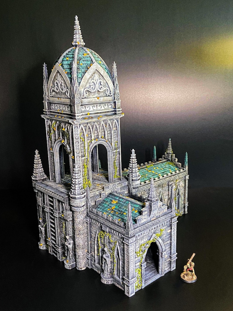 Medieval Fantasy Sanctuary: 28/32mm Scale RPG Terrain for Dnd - Etsy
