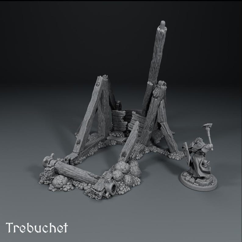Battlefield Siege Terrain Set – Fantasy Wargaming Scenery 28mm/32mm ...