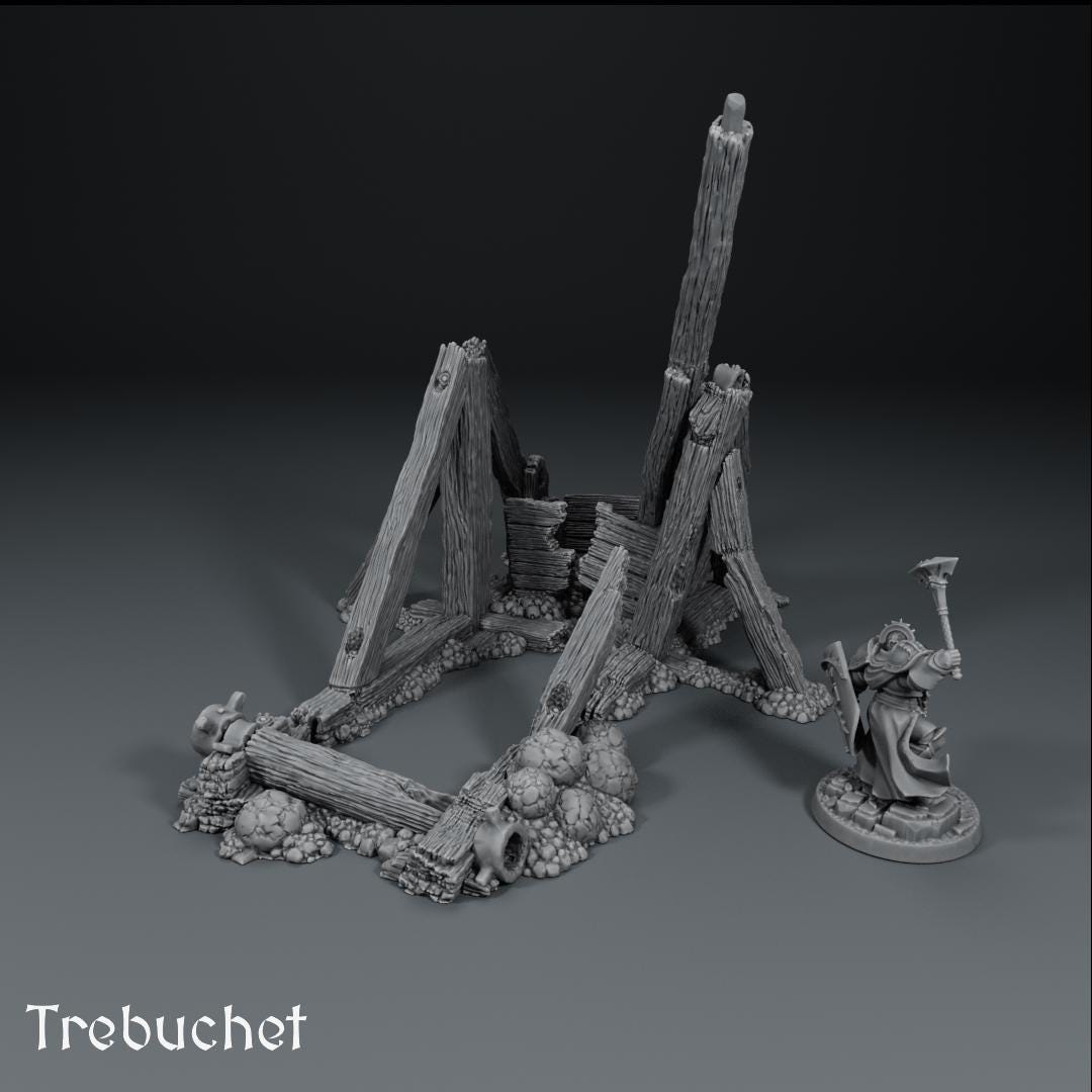 Battlefield Siege Terrain Set – Fantasy Wargaming Scenery 28mm/32mm ...