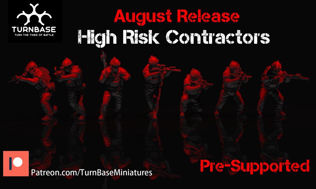 Mercenary Operators - Modern Wargame Miniatures - 28/32mm Tabletop Sci ...