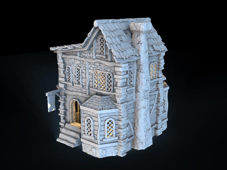 Medieval Fantasy Village Buildings - RPG Terrain for Dnd, Pathfinder ...