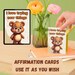 Printable Bear Affirmation Cards for Kids.beige Mama's Bear Cards.teddy ...