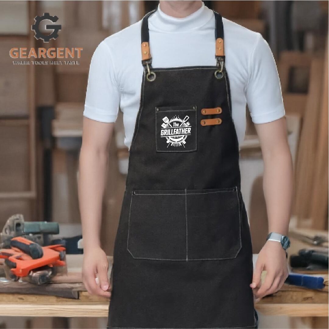 The Grill Father Apron, Grill Dad Apron, Chef Father Gift, Gifts for ...