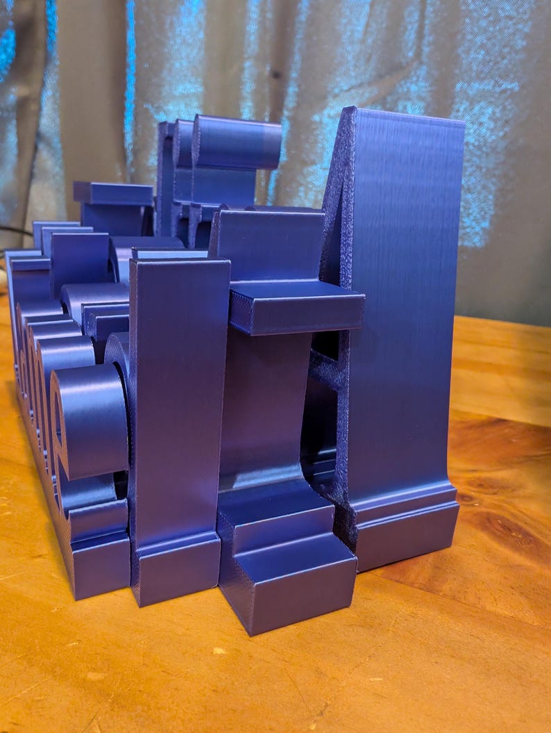 Custom 3D Printed Words - Etsy