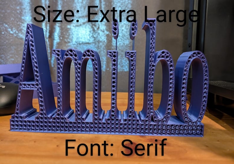 Custom 3D Printed Words - Etsy