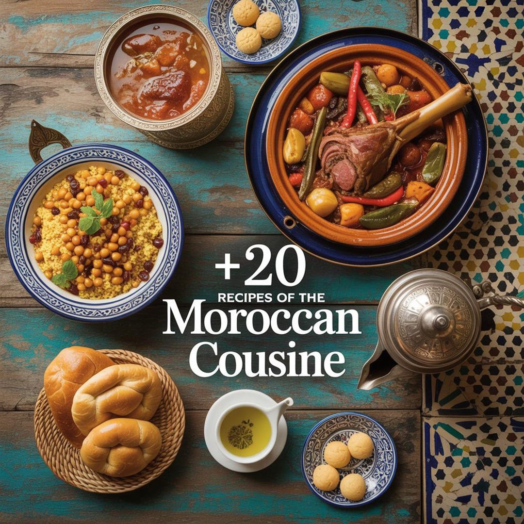 Traditional Moroccan Cookbook | Over 20 Authentic Recipes for Tagines ...