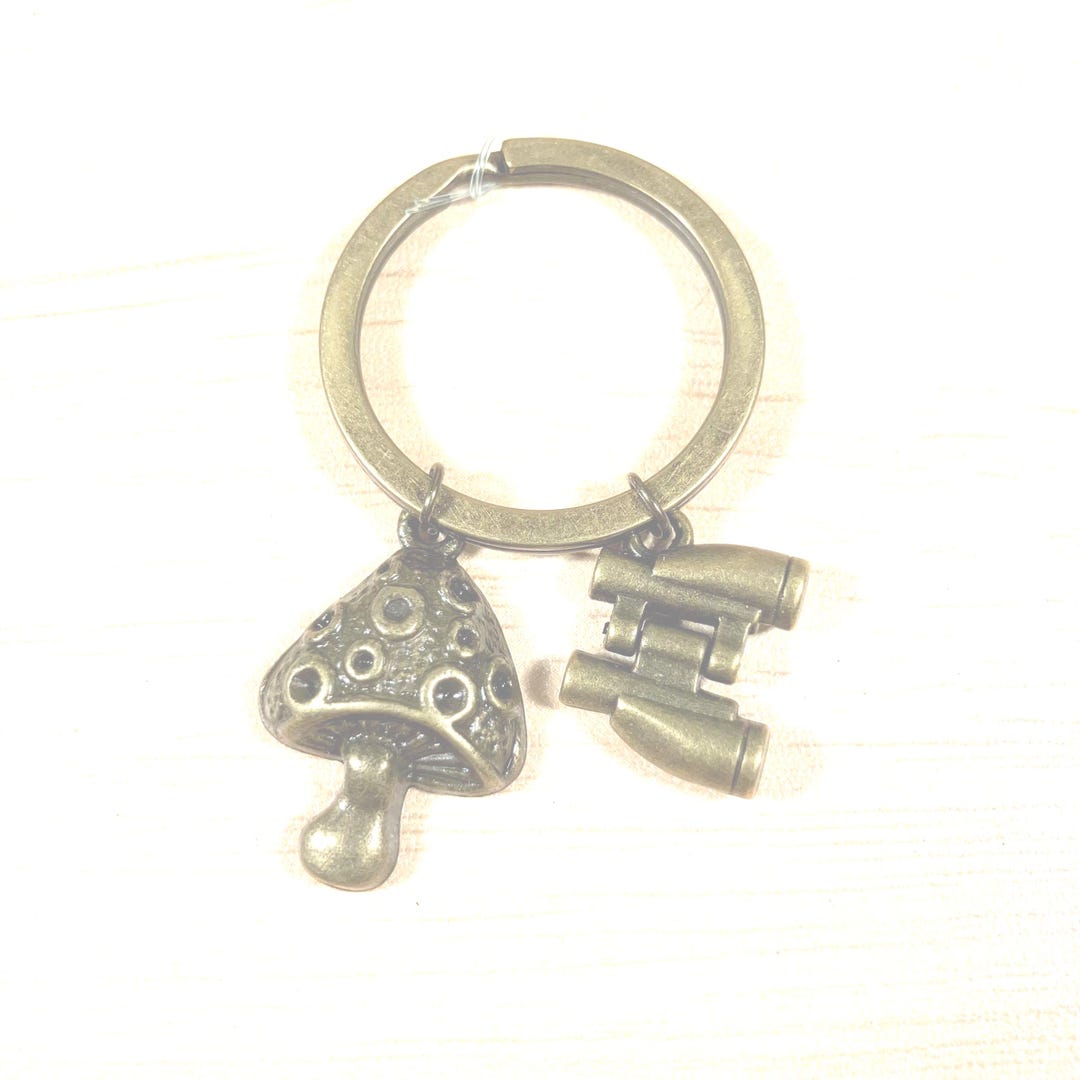 Antique Bronze "forager" Key Ring - Etsy