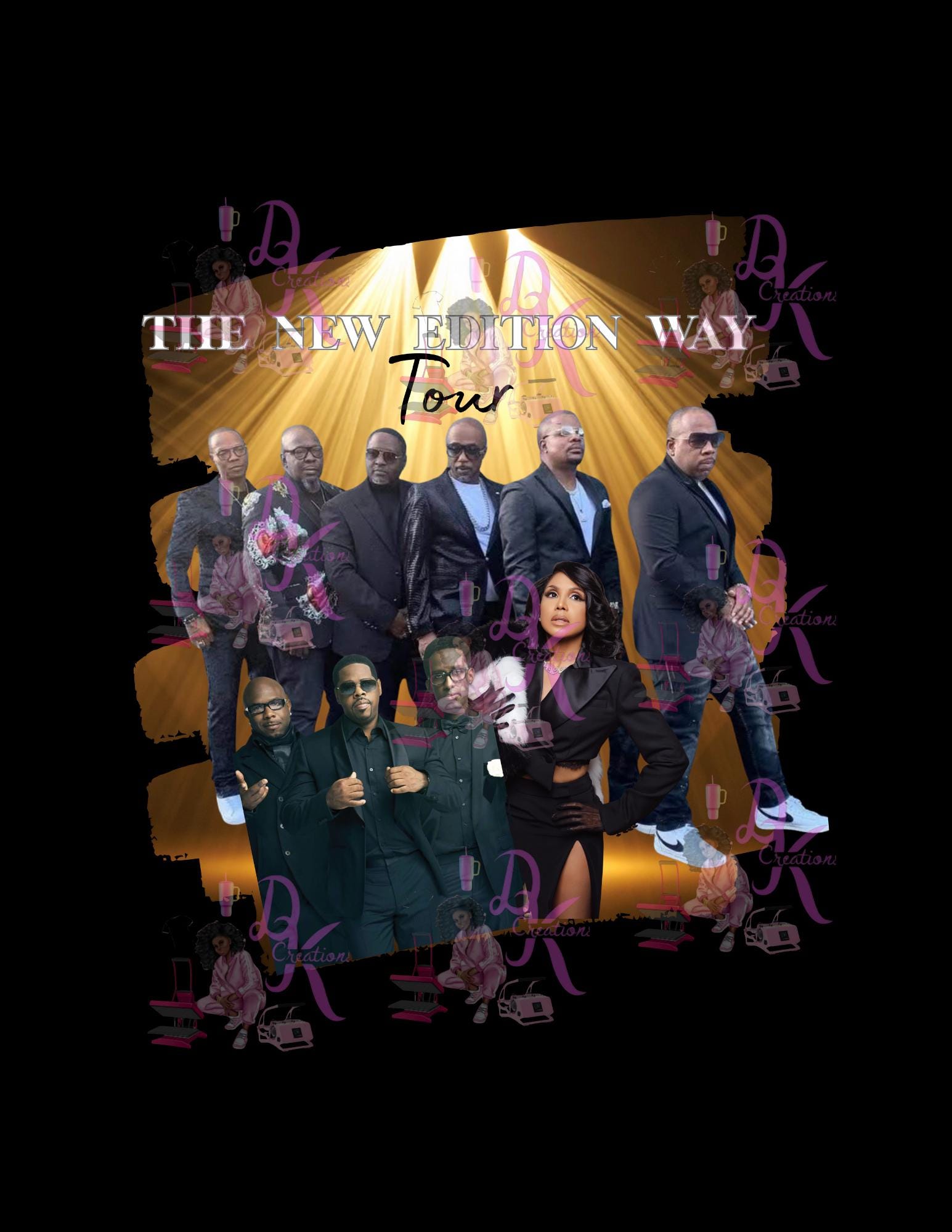 New Edition Tour Png - Etsy