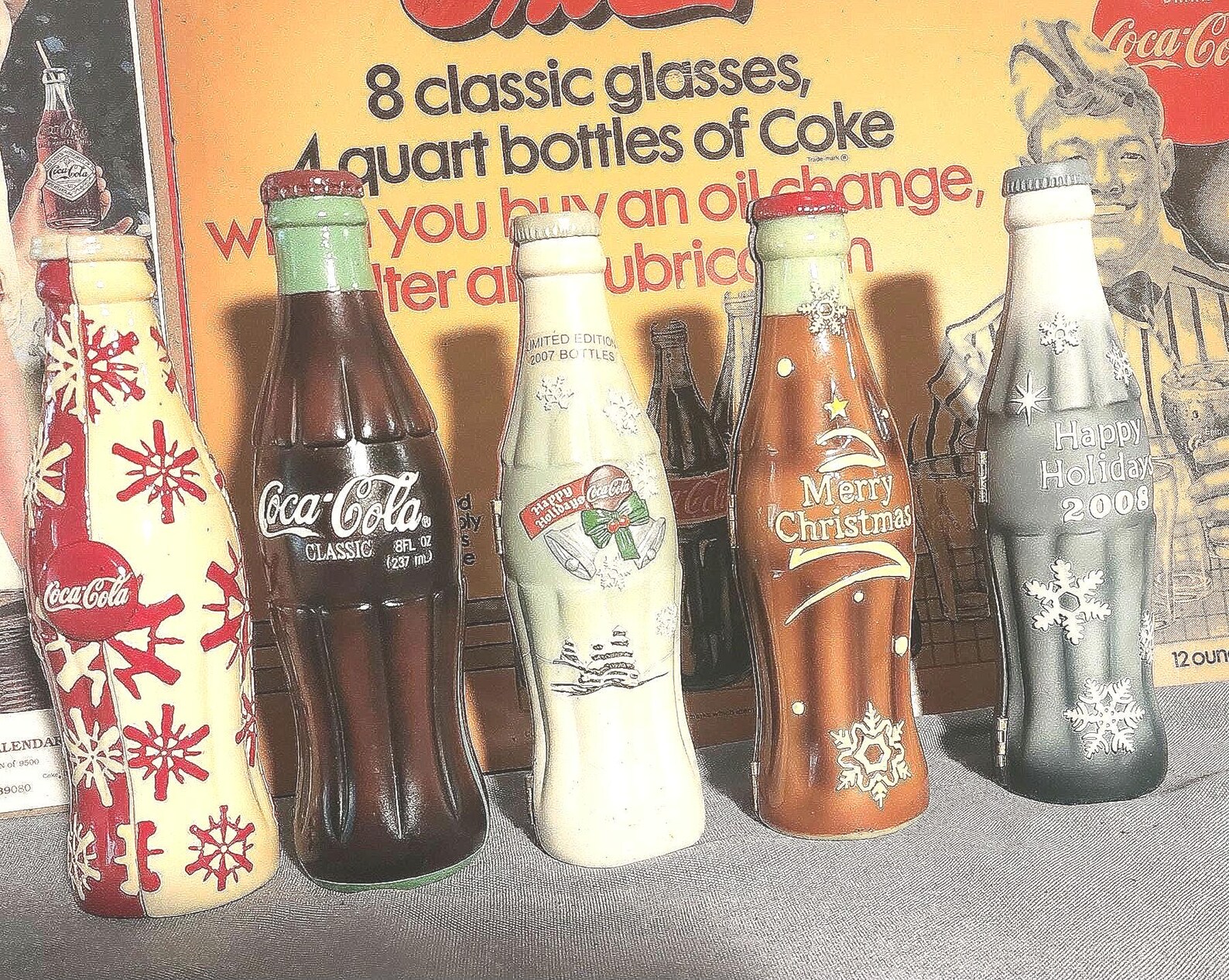 Collector Coca Cola Christmas Figurines - Etsy